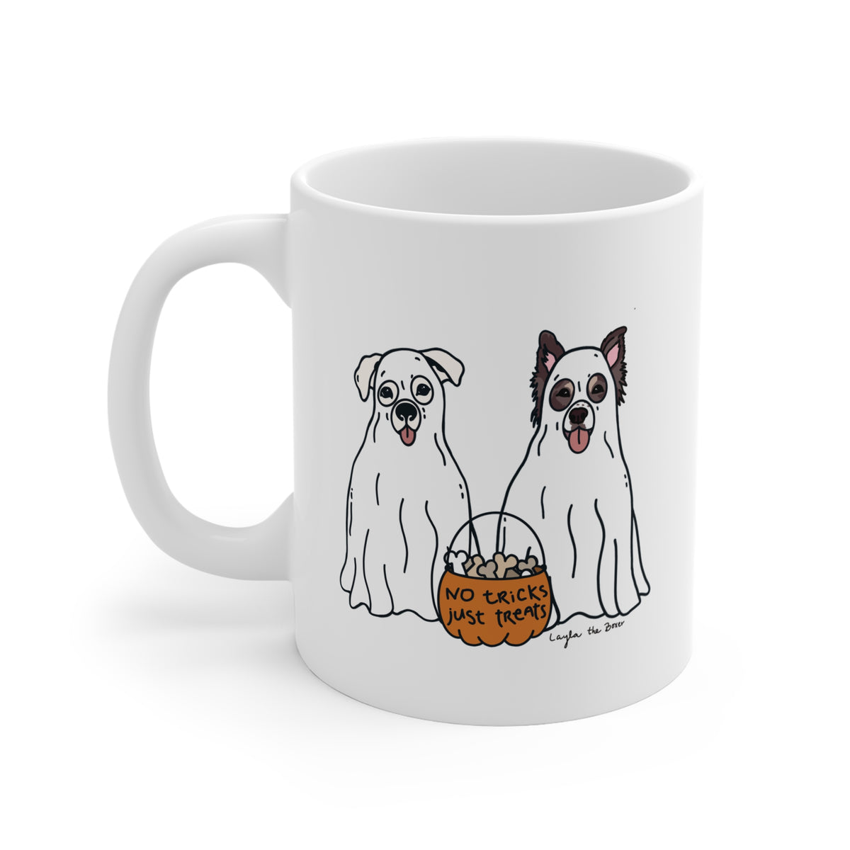 Layla and Luna Ghost Mug – Manthy's